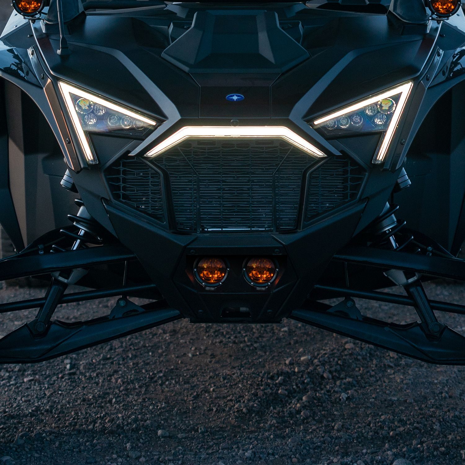 Polaris Razor 360-Series Amber PRO Grille Light Kit Rigid Industries ...